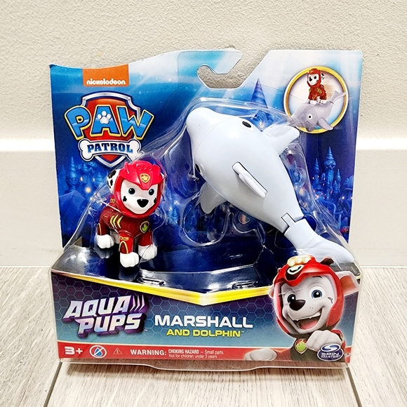Paw Patrol | Toys | Paw Patrol Aqua Pups Marshall And Dolphin Action Figure | Poshmark